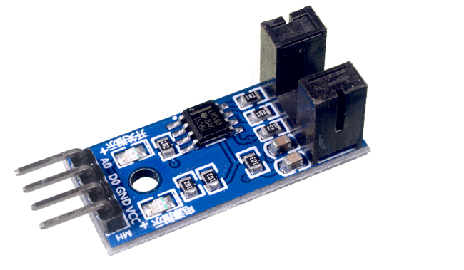 FC-03 Sensor encoder infrarrojo 3.3V-5V LM393 (ARD-OPTO50) | Nanoparuro