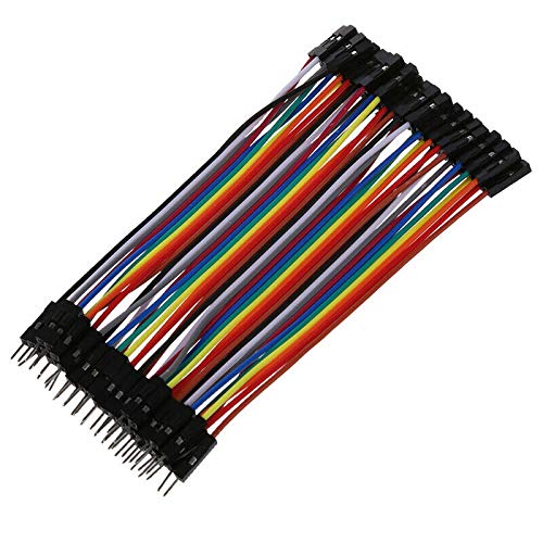 .Cable jumper Macho-Hembra Set 40 pines x 10cm Cobre/Aluminio Dupont ...